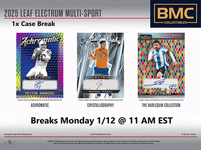 Rafael Nadal 2025 Leaf Electrum Multi-Sport 1x Case Break #1 | eBay