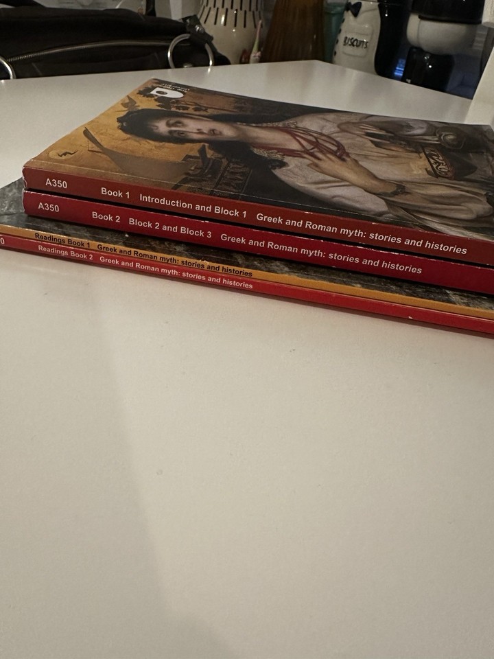 Open University A350 Greek and Roman Myth Course Books Textbopk ...