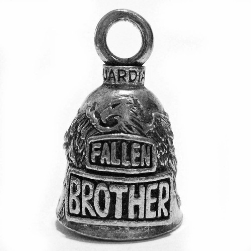 Fallen Brother Motorcycle Guardian Angel Good Luck Gremlin Bell | eBay