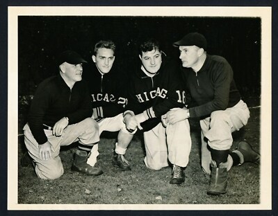 1942 Chicago Bears Coaches, Chicago Bears Football Photo with Dan ...