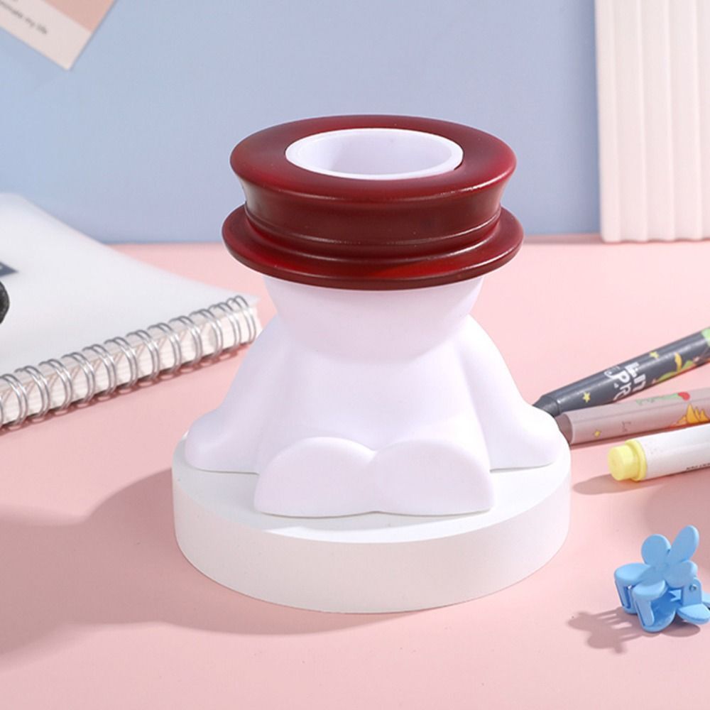 Large Capacity Sitting Kids Pen Holder Pen Bucket Desktop Organizer Pen ...