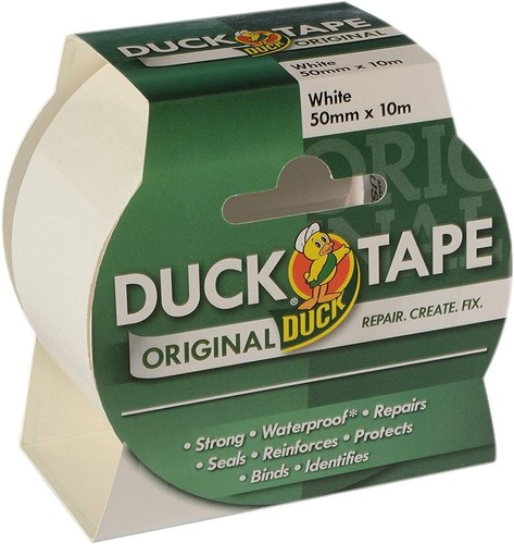Duck Duck Cloth Waterproof Gaffer Gaffa Tape 50MM X 25M Silver Black ...