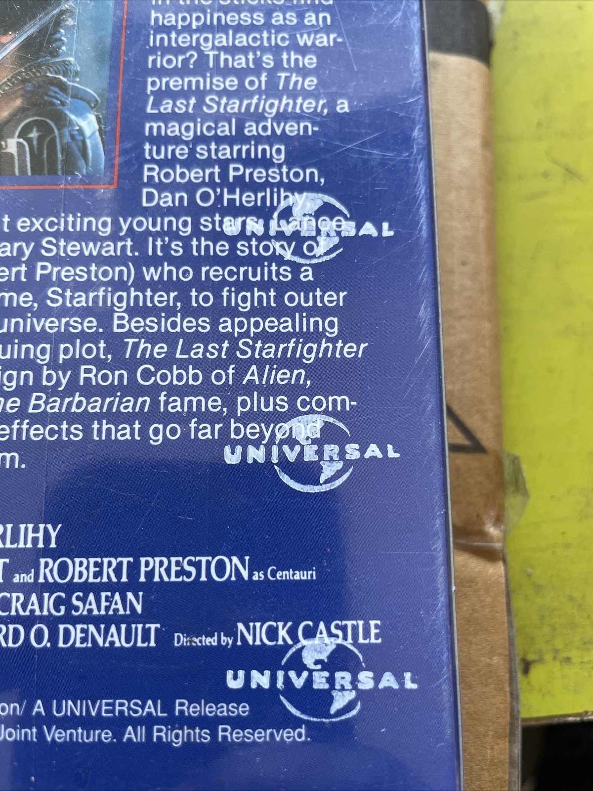 The Last Starfighter VHS, 1984 Tape Factory Sealed NEW MCA Universal ...