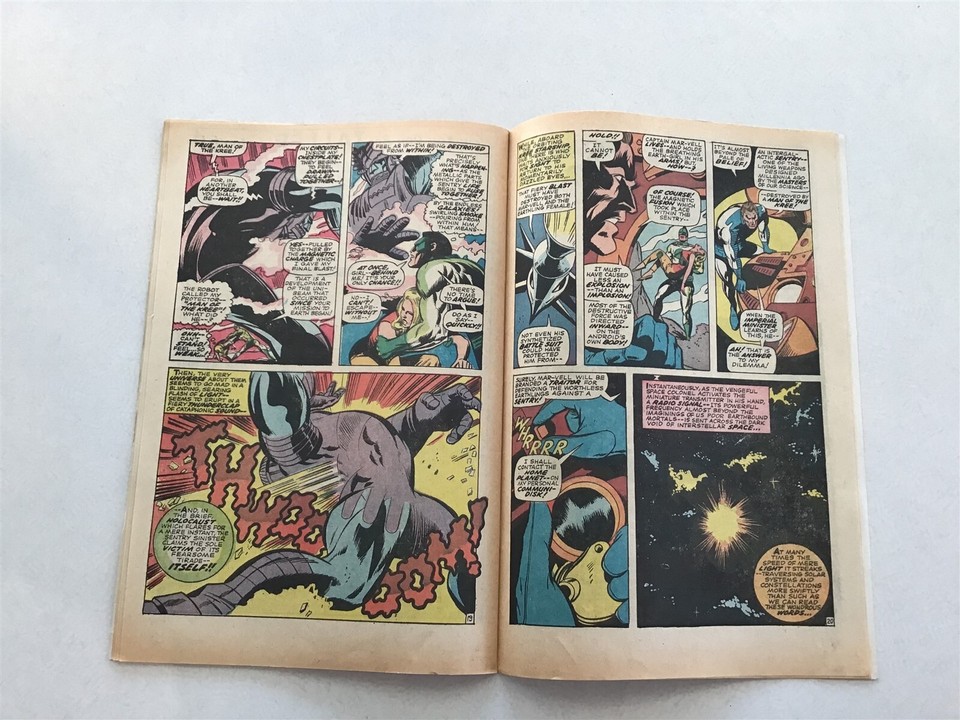 Marvel comics Captain Marvel issue #1 May 1968 "out of The Holocaust A ...