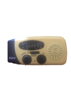 New Esky Emergency Hand Crank Radio Solar Power Camping Radio ...