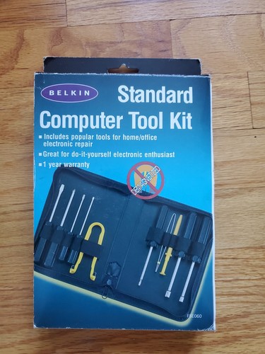 Belkin 10 Piece PC Standard Computer Tool kit W/Case | eBay