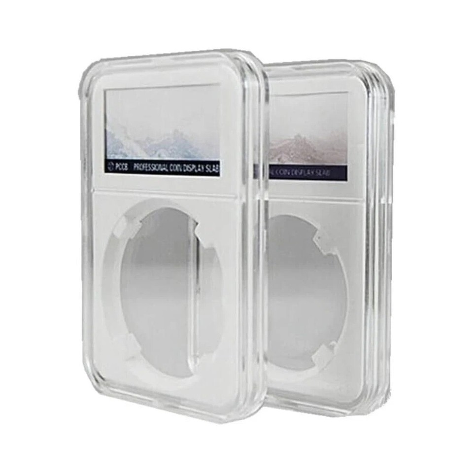 10PCS 9.5 mm to 40 mm Coin Slab Display Acrylic Coin Holder Collection ...