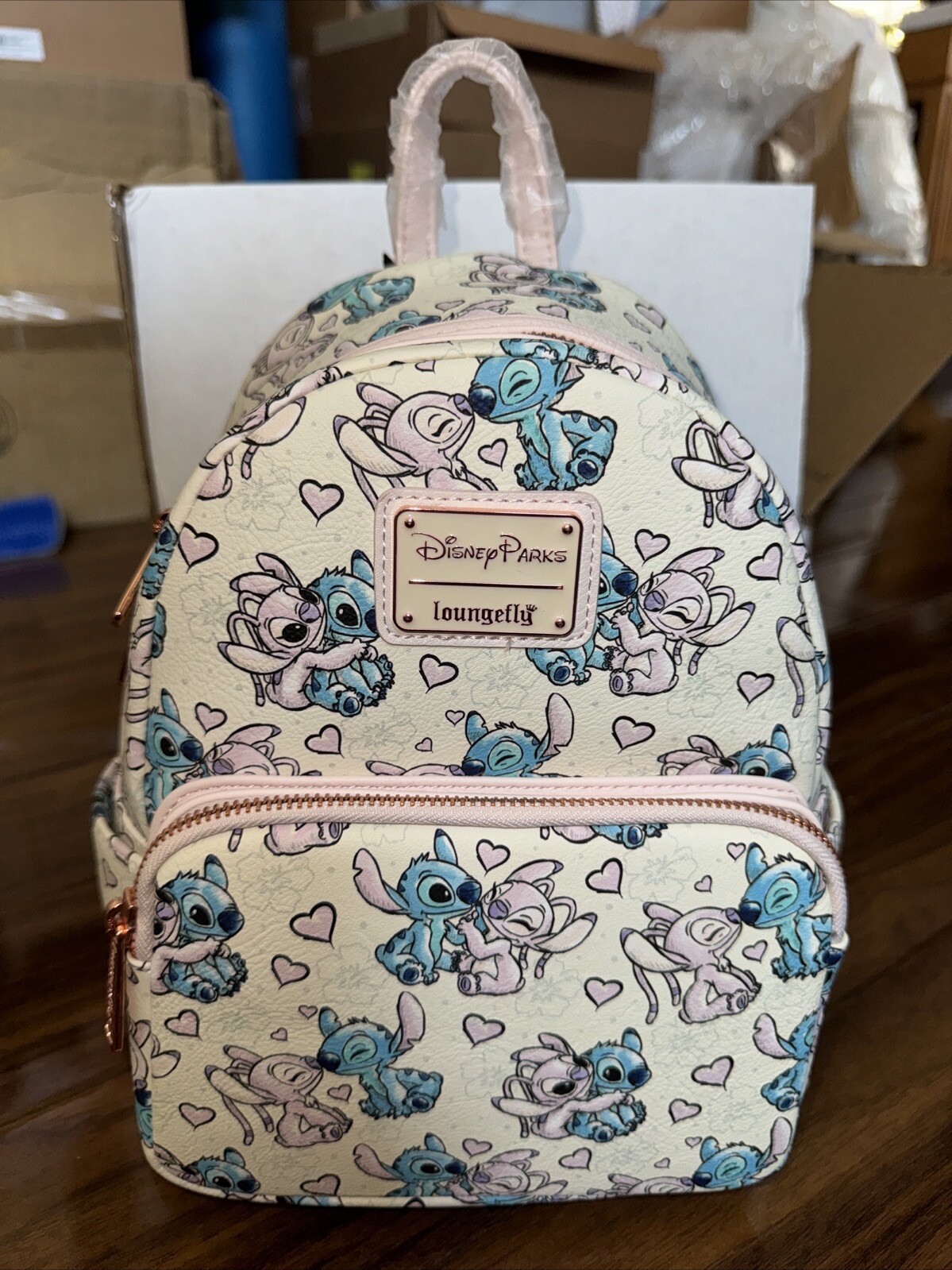 NWT Loungefly Disney Parks Stitch & Angel Mini Backpack | eBay