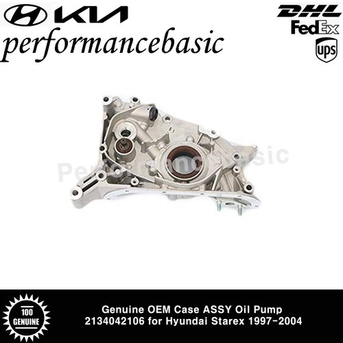 Genuine OEM Case ASSY Oil Pump 2134042106 for Hyundai Starex 1997-2004 ...