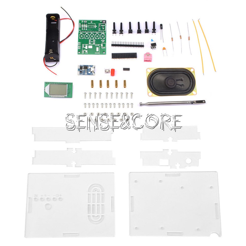 FM Digital Radio Kit Diy FM Radio Kit with Power Amplifier with Shell ...
