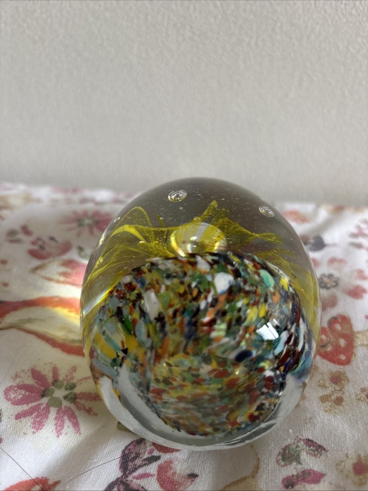 Glass Paperweight Ornament | eBay UK