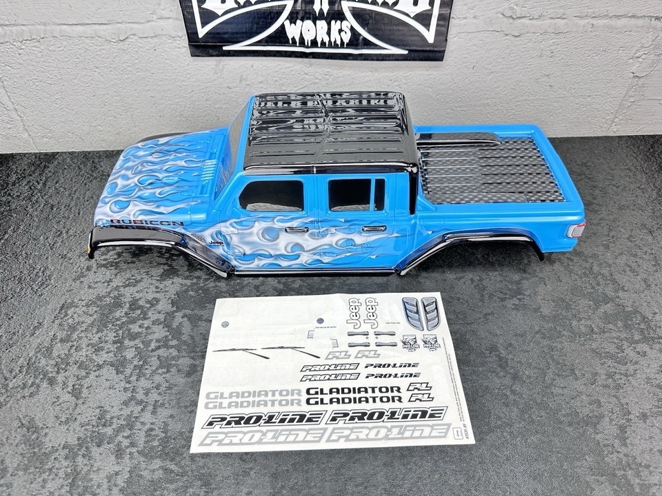 CUSTOM PAINTED RC TRUCK BODY ARRMA SENTON TRAXXAS E-REVO MAXX SLASH BIG ...