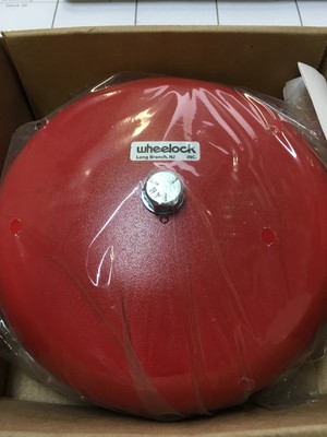 WHEELOCK MB-G6-24-R 6" RED MOTOR BELL | eBay