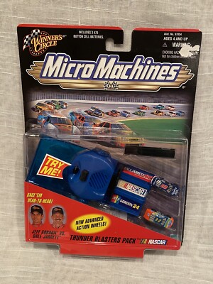 NEW Micro Machines NASCAR Jeff Gordon Vs Dale Jarrett 1999 Thunder ...