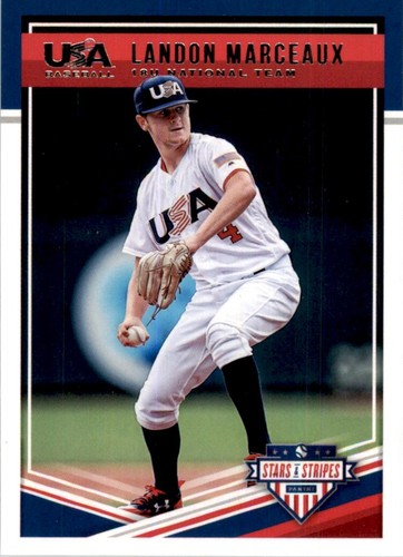 2018 Panini Stars & Stripes Landon Marceaux Rookie #40 Team USA ...