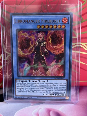 Yugioh! Libromancer Fireburst - DIFO-EN087 - Ultra Rare - 1st Edition ...