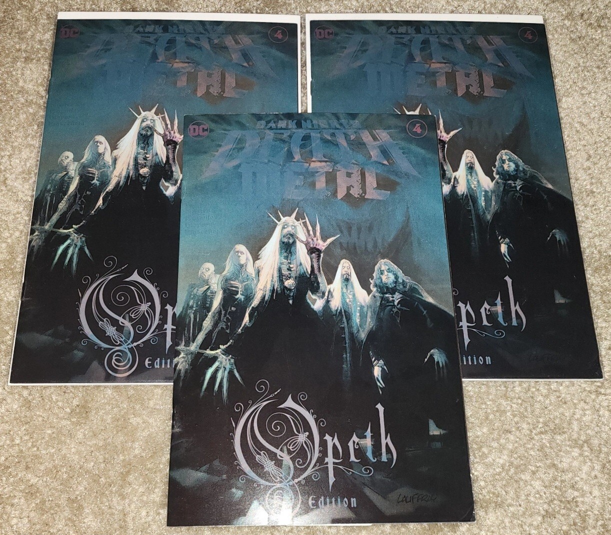 One Rare 1 Dark Nights Death Metal 4 MX Opeth Shiny Foil Variant Batman ...
