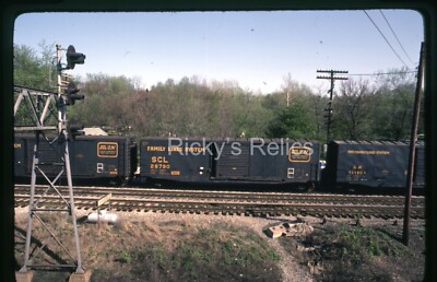 Original Slide SCL #28790 Boxcar Seaboard Coast Line 1983 Action | eBay