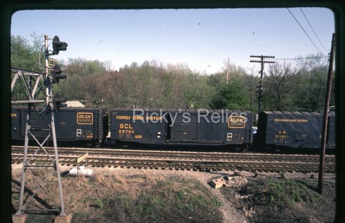 Original Slide SCL #28790 Boxcar Seaboard Coast Line 1983 Action | eBay