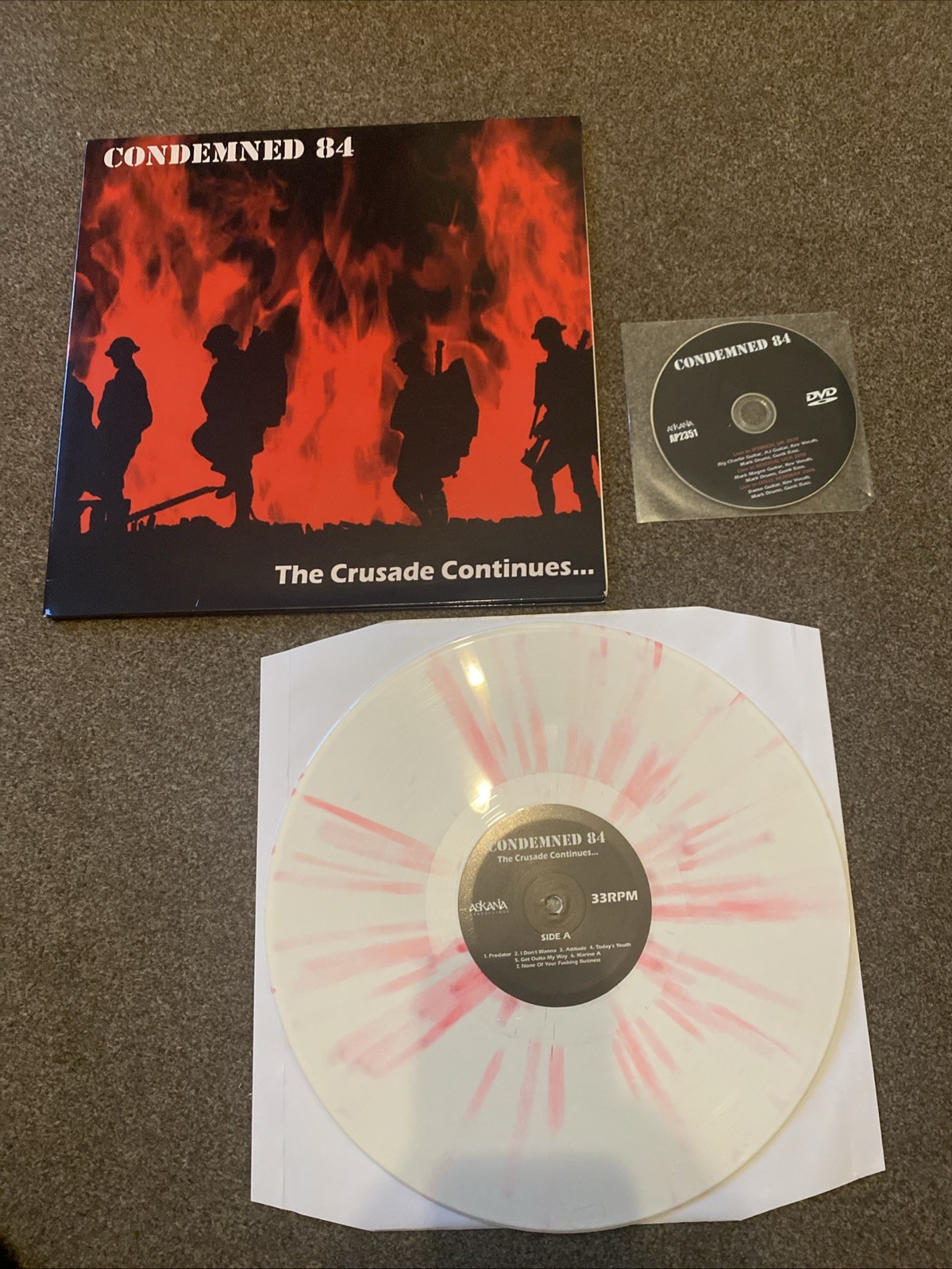 Condemned 84 The Crusade Continues Vinyl And DVD Set Record 12 Inch ...
