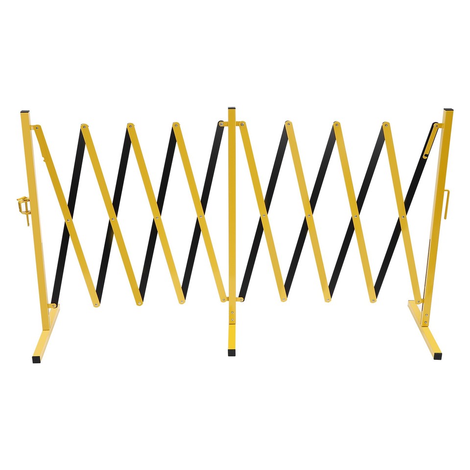 16.4ft Expandable Metal Barricade Portable Safety Barrier Pet Gate ...
