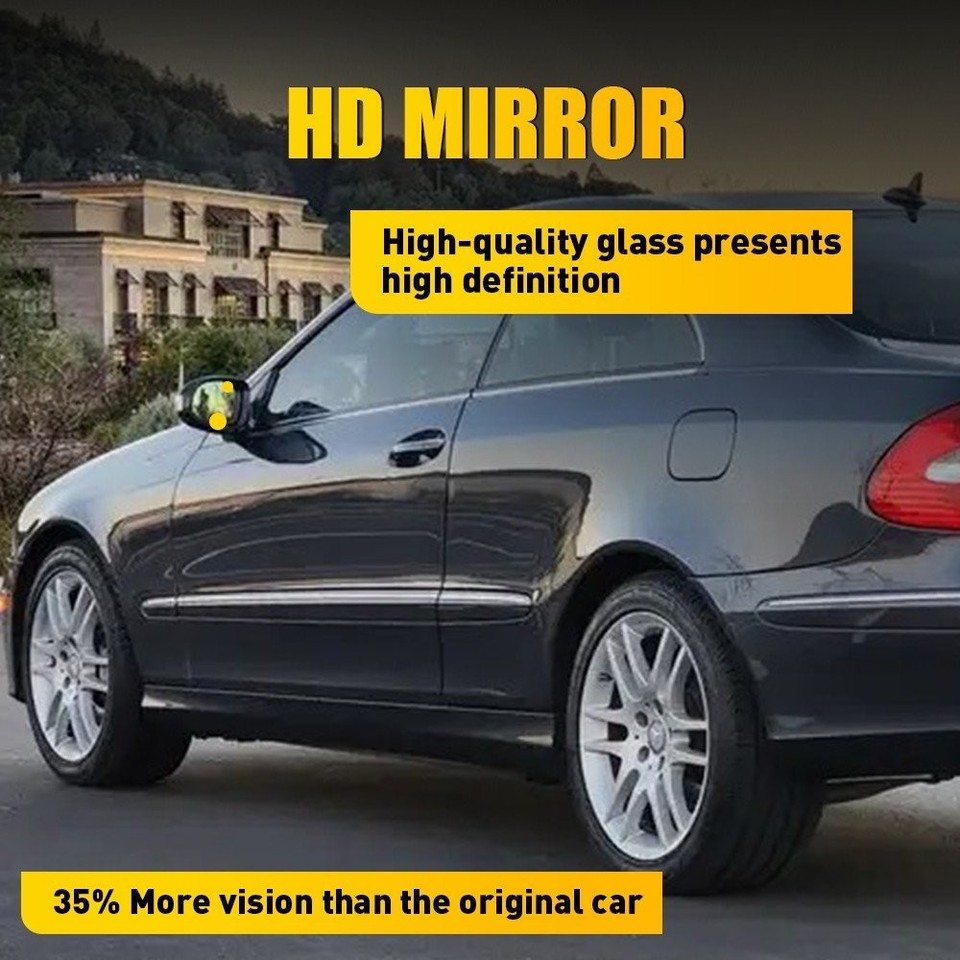Mirror Glass For Mercedes-Benz CLK320 CLK350 CLK430 Driver Left Side LH ...