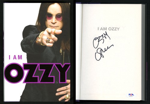 Ozzy Osbourne SIGNED I am Ozzy HC Book 1st Ed Prnt PSA AUTOGRAPHED ...