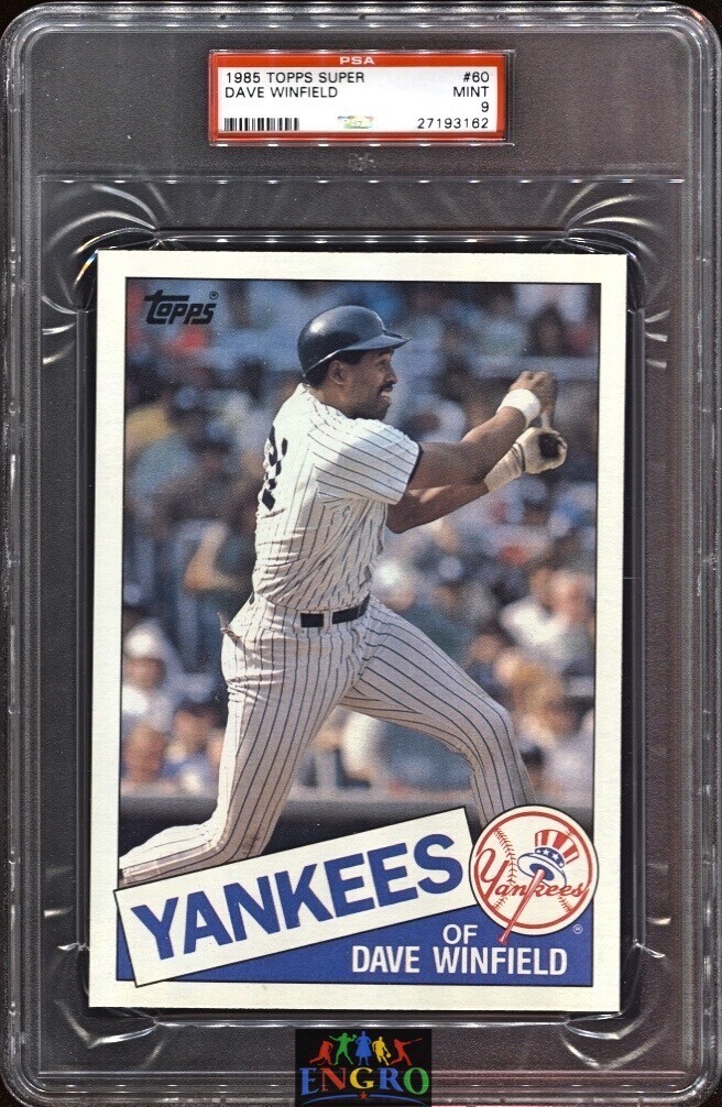 Dave Winfield 1985 Topps Super # 60 PSA 9 MINT | eBay