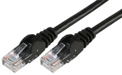 Lead Cat5E Snagless UTP Black 1m, Cable Assemblies, Network Cables ...