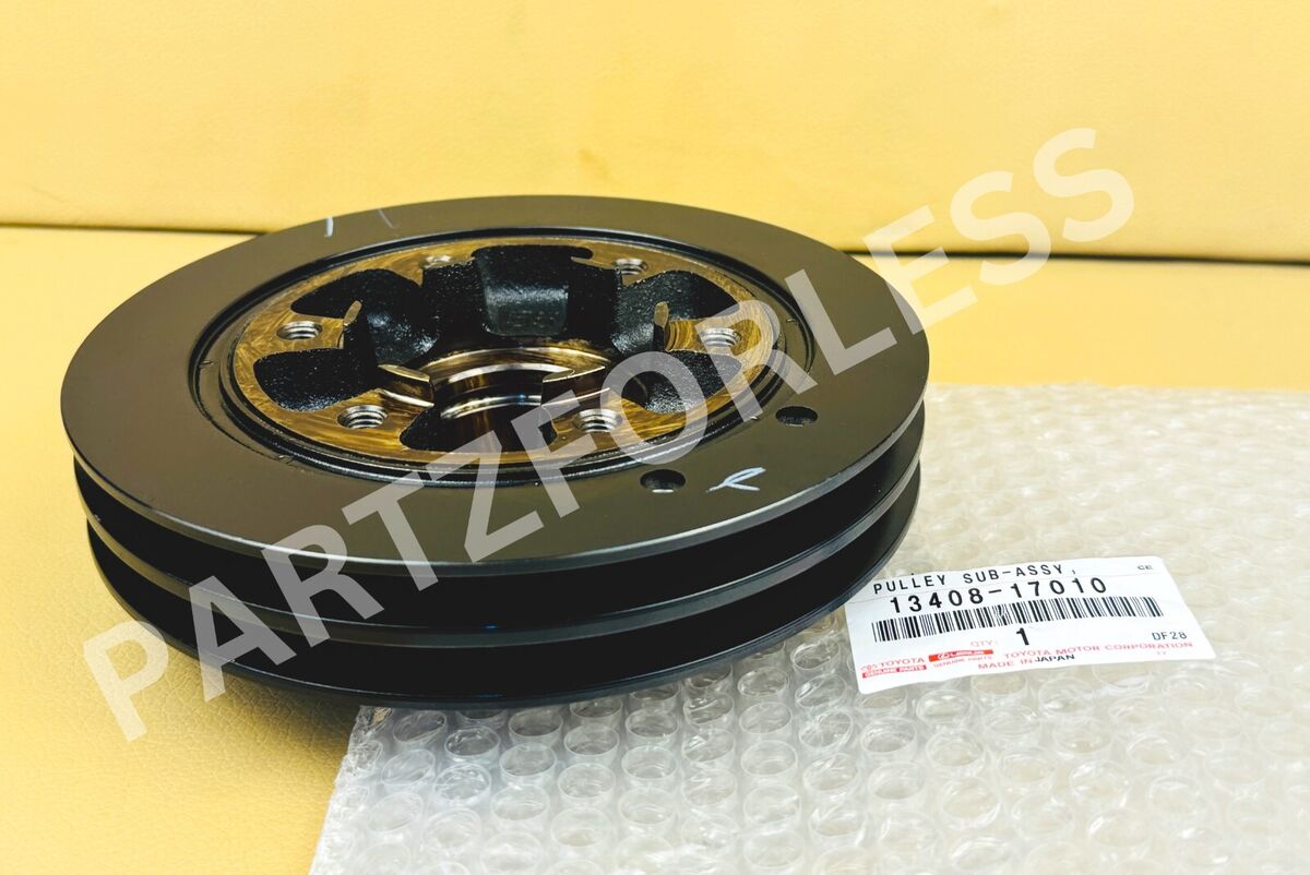 13408-17010 TOYOTA GENUINE Land Cruiser PULLEY, CRANKSHAFT 13408-17010 TOYOTA GENUINE Land Cruiser PULLEY, CRANKSHAFT