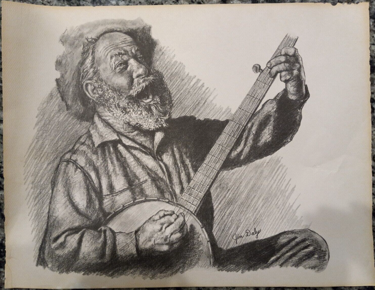 Banjo Drawing