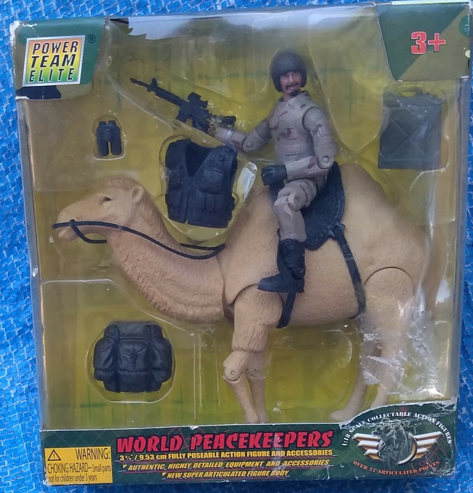 Power Team Elite World Peacekeepers Action Figure Set MIP Army Desert ...