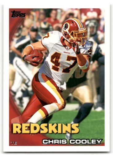 2010 Topps Football Card Chris Cooley #87 Washington Redskins | eBay