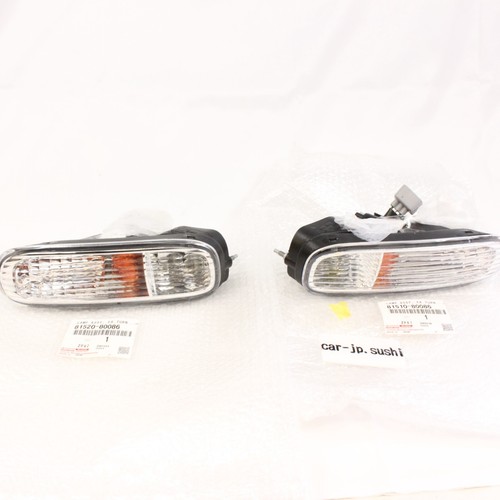 TOYOTA Genuine JZA80 96-02 SUPRA MK4 Front Turn Signal Lamp RH & LH Set ...
