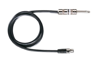 Shure WA302 Instrument Cable for Body-Pack Transmitters | eBay
