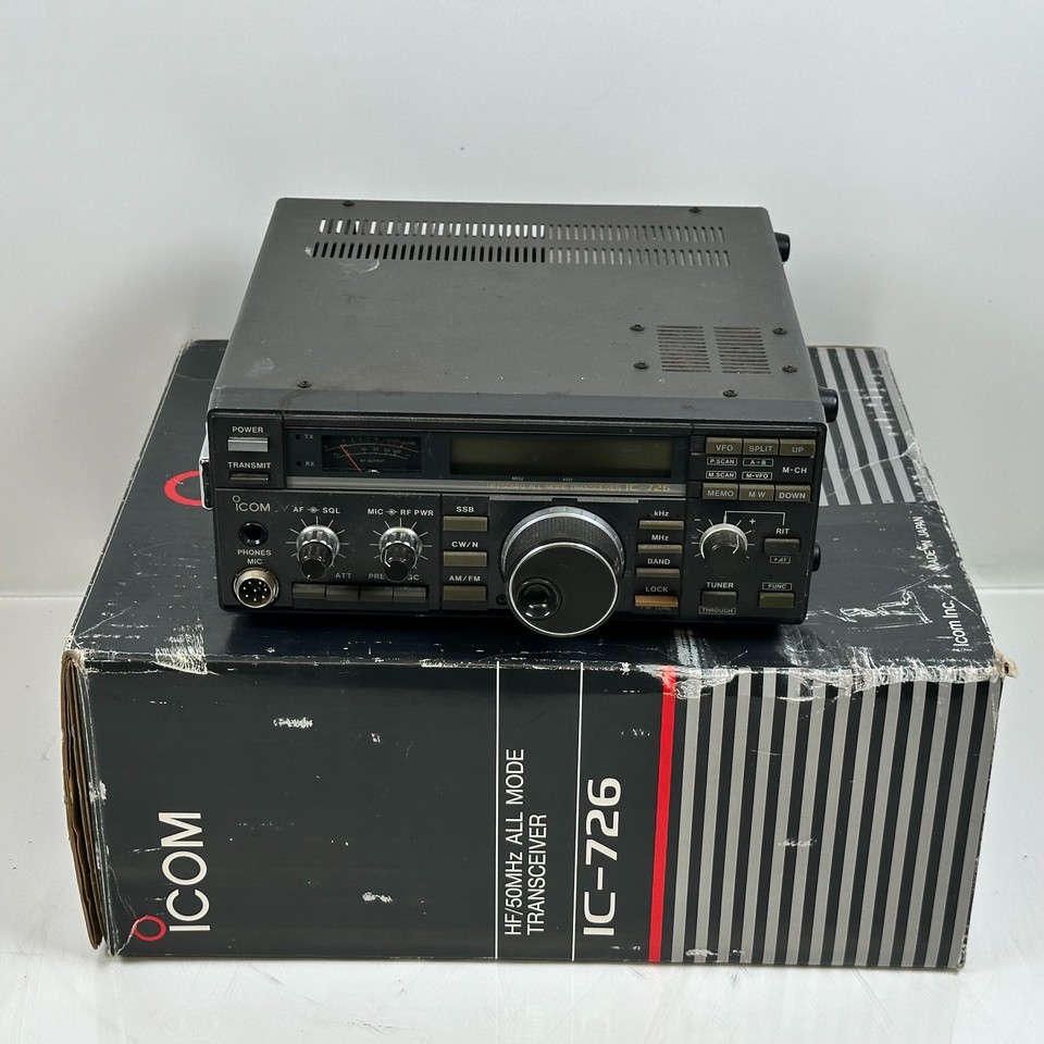 ICOM IC-726 HF/50MHz Transceiver Transmission w/ Box | eBay