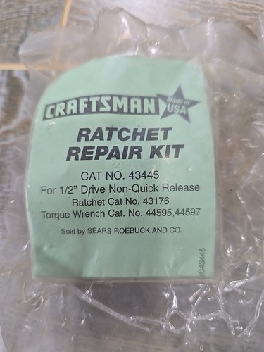 Craftsman 1/2â Ratchet Repair Kit 43445 for 43176 44595 44597 Sears ...