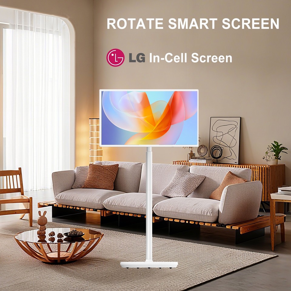 32 inch Android Portable Monitor Touch Tv Smart Screen, Portable Rotate ...