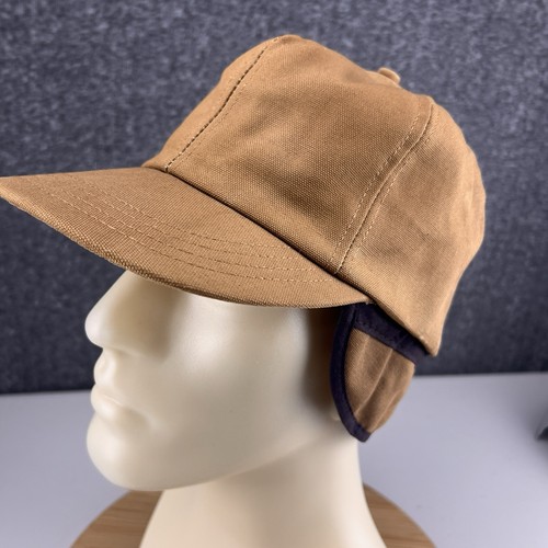 Vintage 1990's Thinsulate Hunters Hat Cap Brown Size Large Lined Ear ...