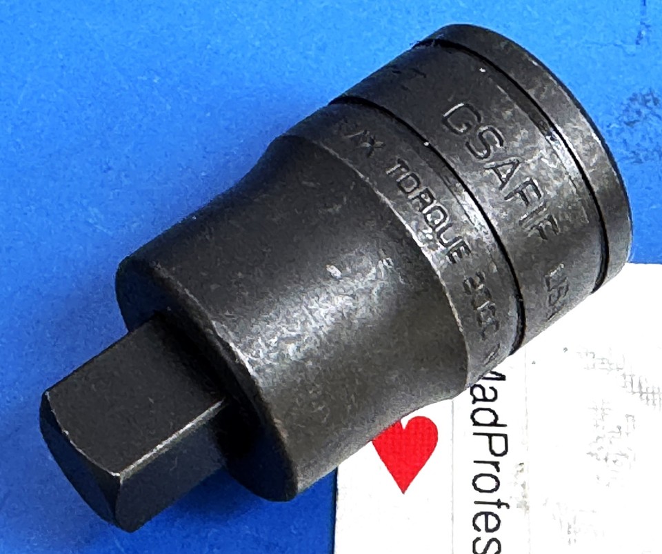 Snap-on tools 1/2" Internal to 3/8" External Socket Wrench Adaptor ...