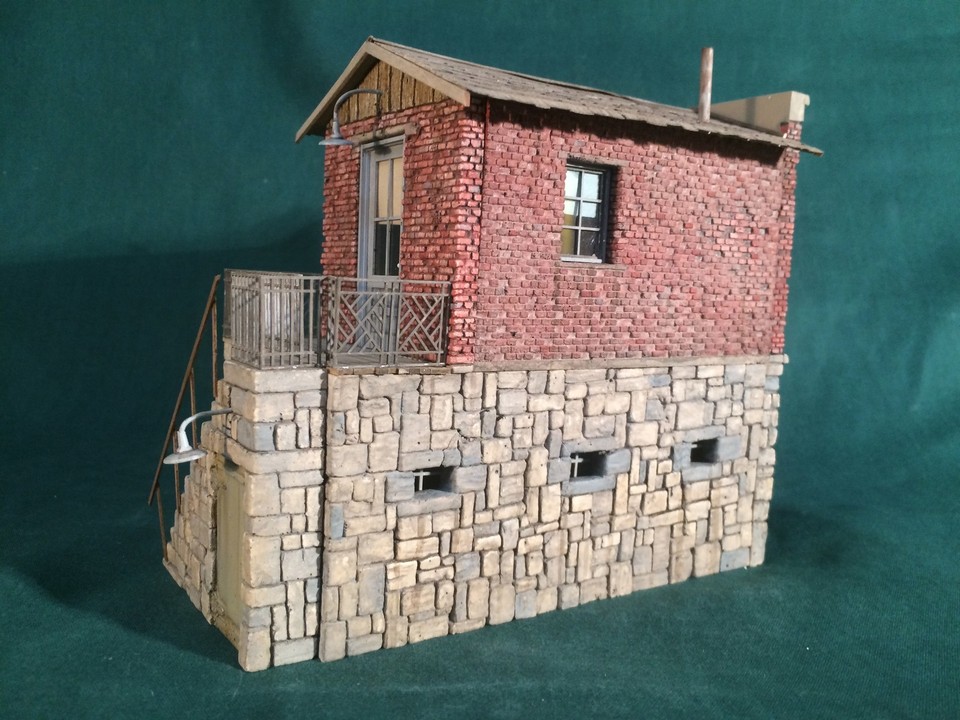 O/On3/On30 Scale HANGTOWN JAIL by Rich White Models-Hydrocal Walls ...
