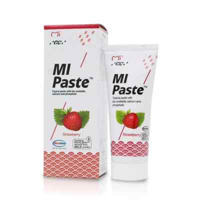 GC MI Paste Oral Topical Crème with RECALDENT 40g Tube - STRAWBERRY ...