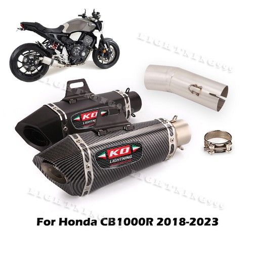 For Honda CB1000R 2018-2023 Motorcycle Exhaust System Tail Muffler 51mm ...