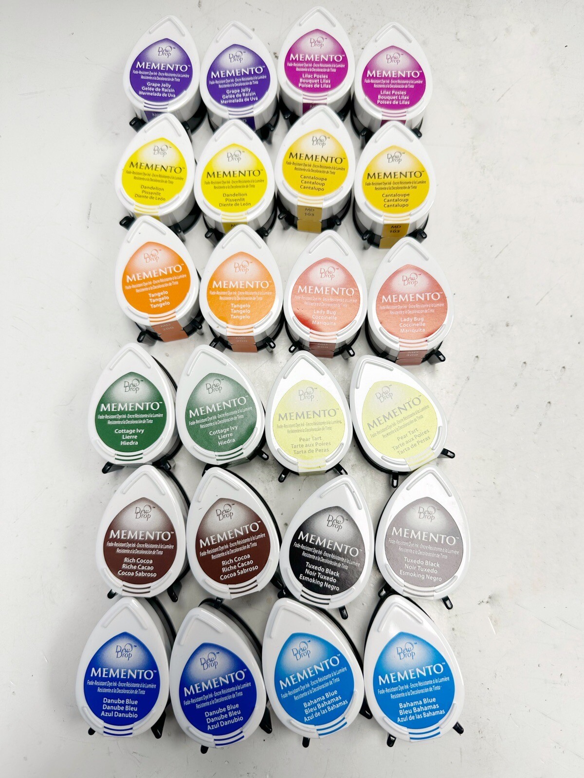 Memento Ink 24 Pack Fade Resistant Dye Ink Tsukineko NEW OPEN BOX | eBay