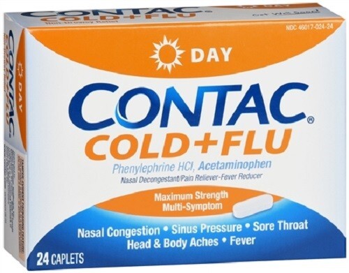 SM Contac Cold/flu No Drzy Caps | eBay