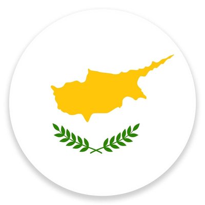 2 x Cyprus Flag Vinyl Sticker Travel Car Luggage #9154Â | eBay UK