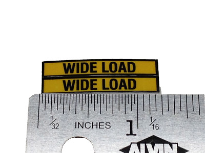 1/64 DCP HEAVY HAUL WIDE LOAD DECAL | eBay