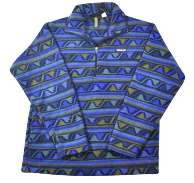 Vintage Patagonia Pattern Aztec Fleece Size Small | eBay