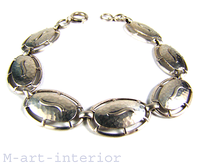 WMF Silver Bracelet, IKORA Style, Silver 835, Silver Bracelet Art Deco ...