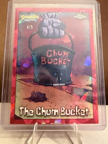 2025 Topps SpongeBob /5 Chum Bucket Red Parallel Card | eBay